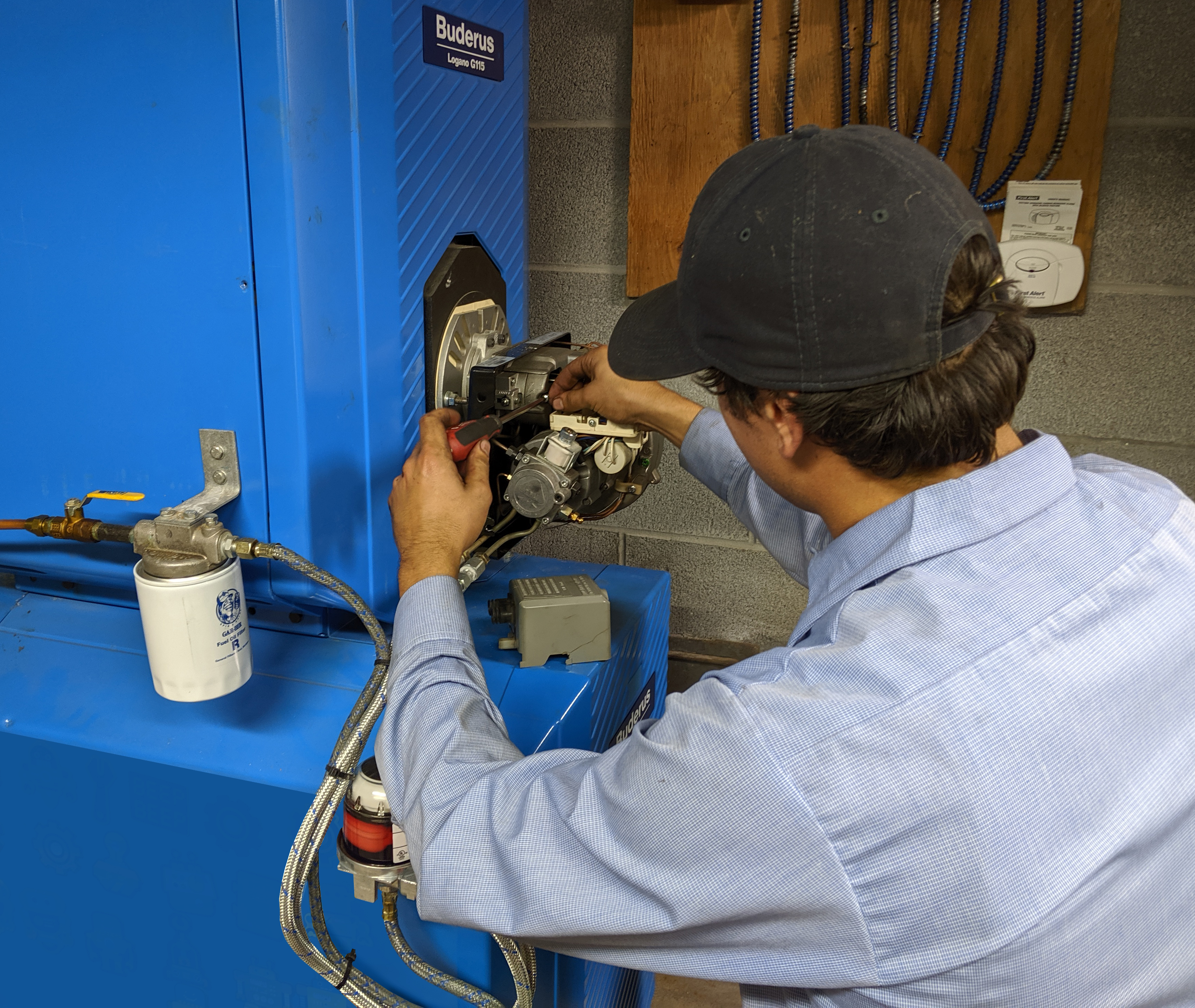 what happens during a furnace or boiler tune-up?